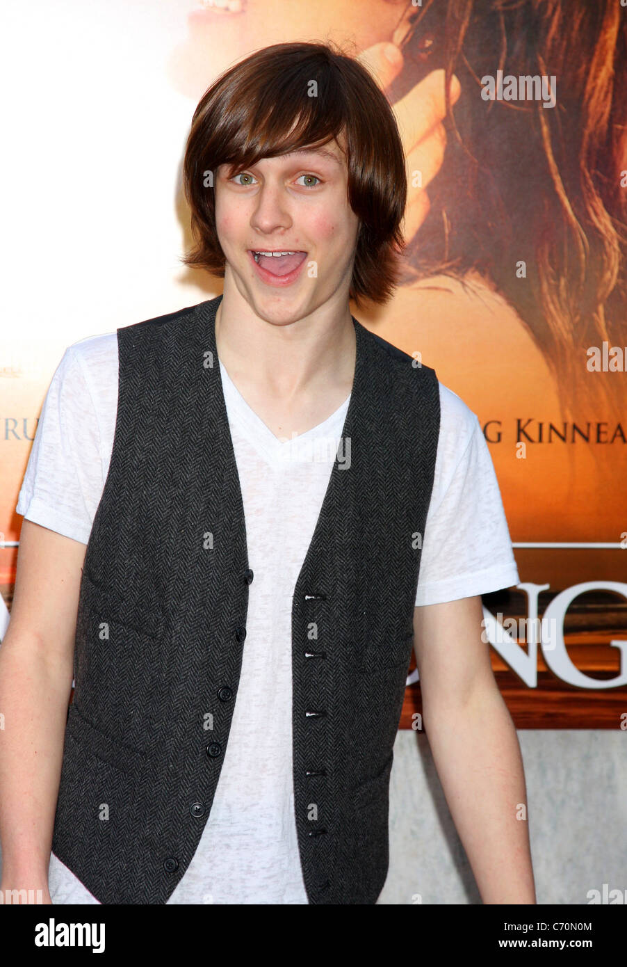 Logan Miller Los Angeles Premiere of 'The Last Song' held at the ...