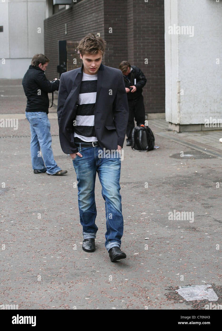 Alex gardner outside the itv studios london hi-res stock photography ...