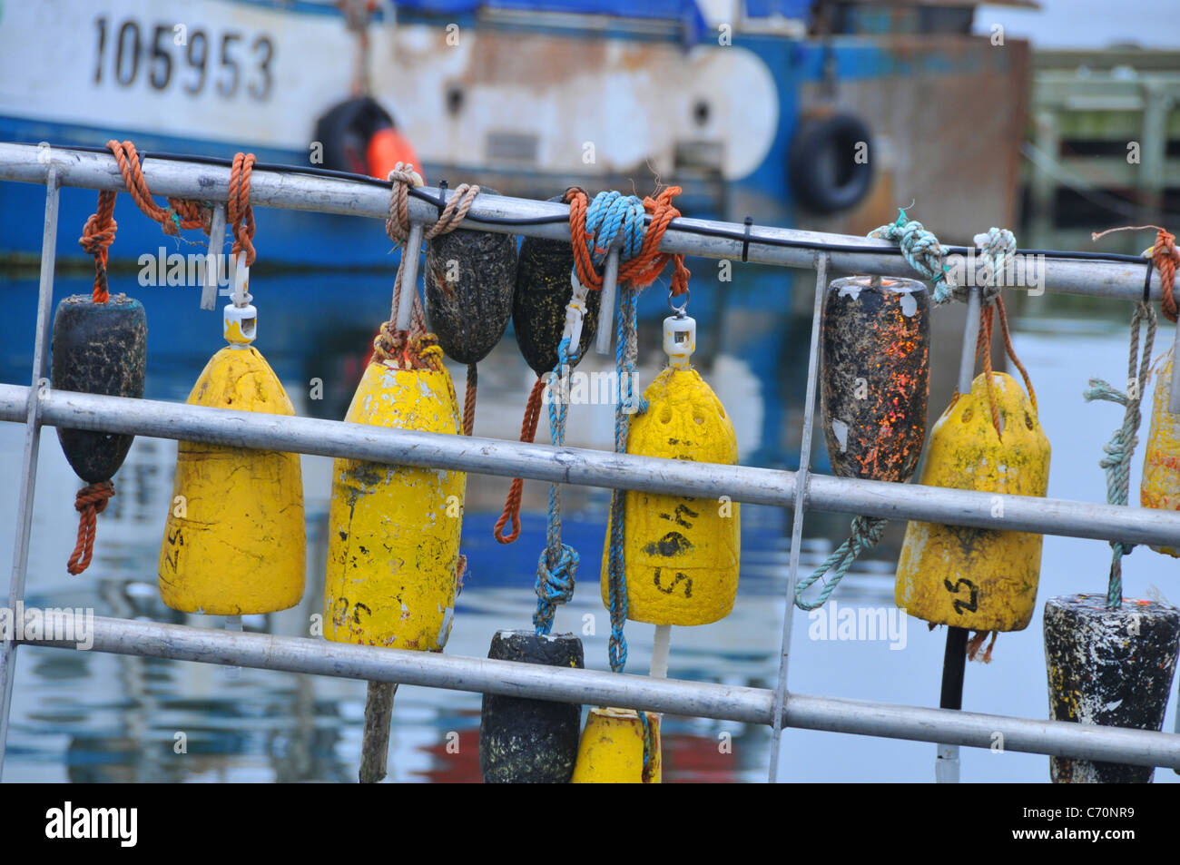 Scallop fishing boats docked at Digby, Nova Scotia, Canada Stock Photo ...