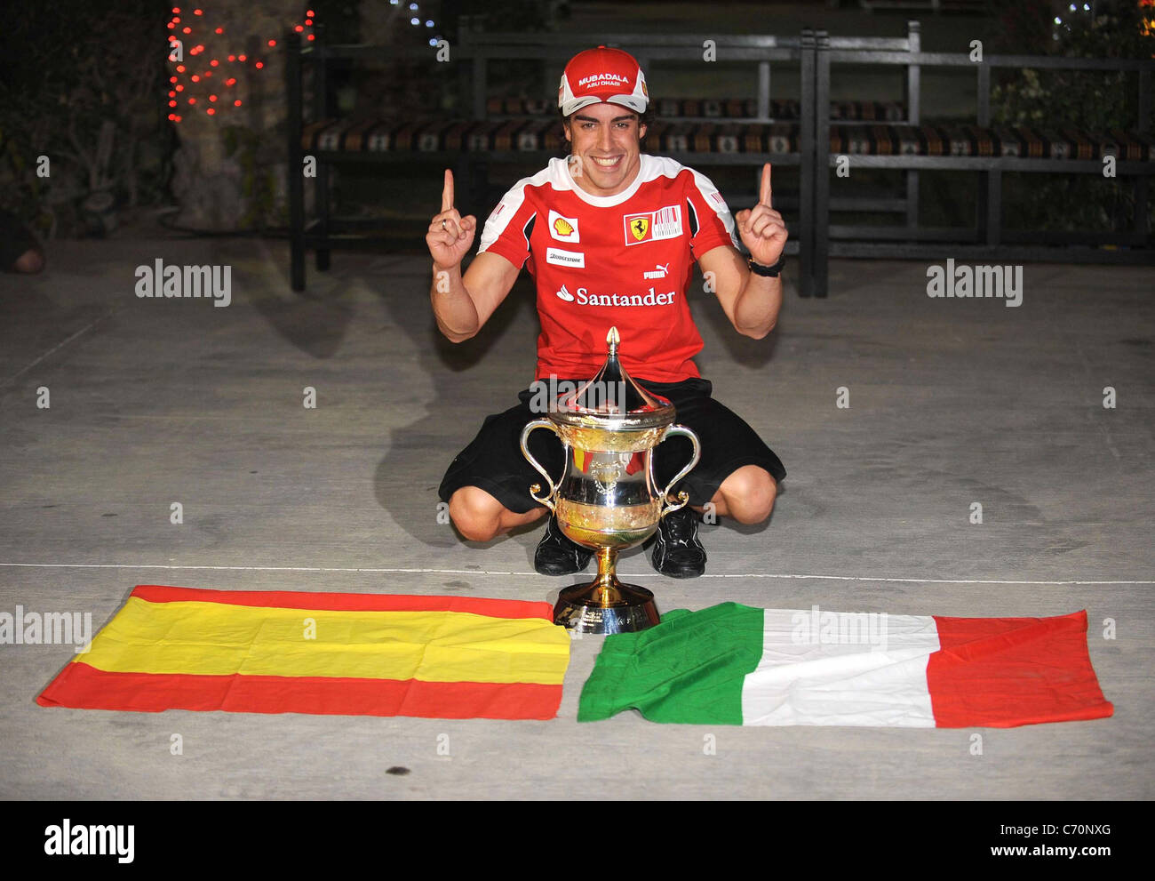 Fernando Alonso - Ferrari - Winners F1 Formula One - Bahrain Grand Prix ...