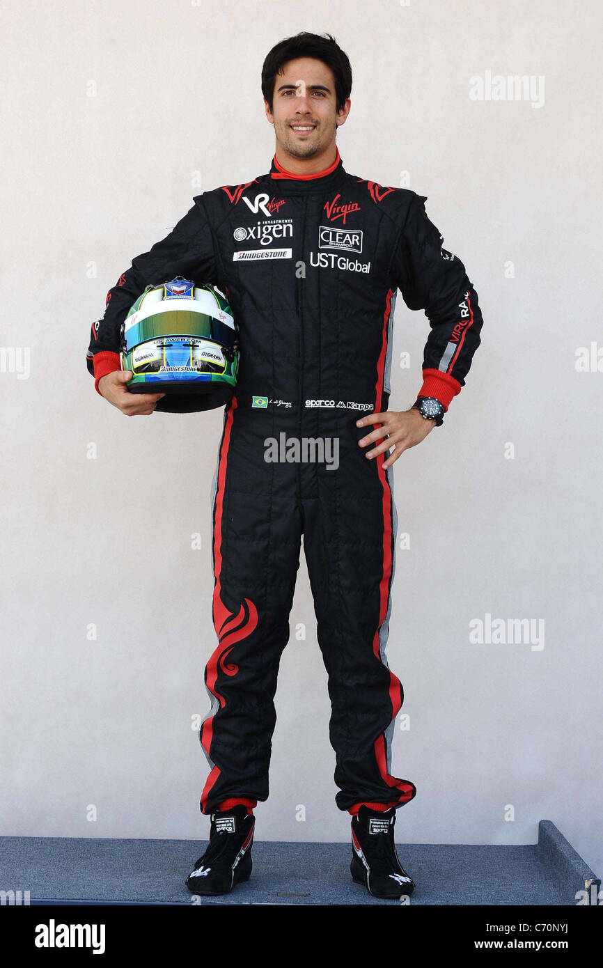 Driver Luca Di Grassi Formula 1 Season 2010 at the Bahrain Grand Prix ...