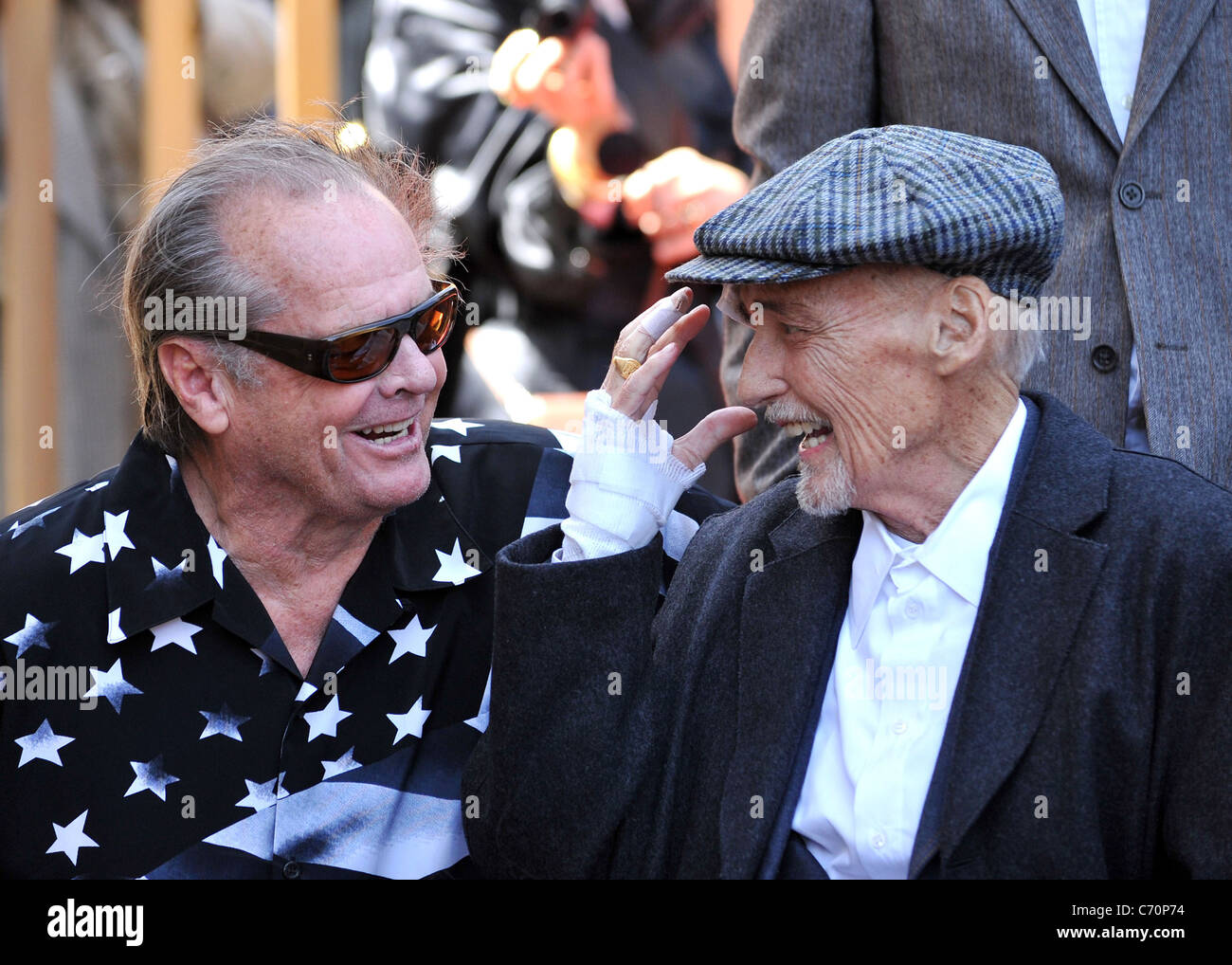 Dennis Hopper and Jack Nicholson Dennis Hopper is honored with the 2 ...