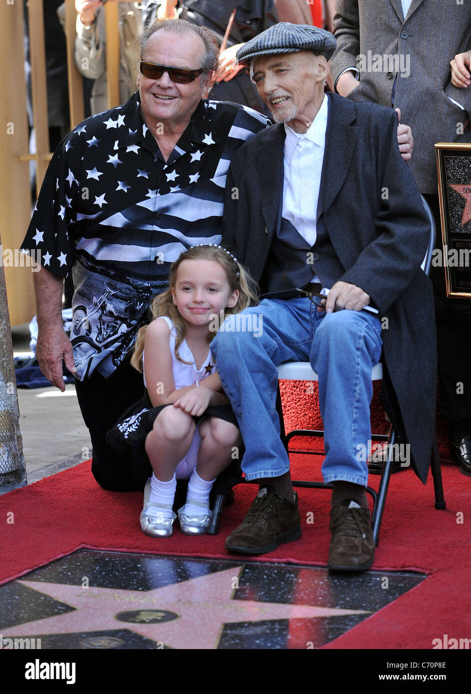 Dennis Hopper with his daughter Galen Hopper and Jack Nicholson Dennis ...