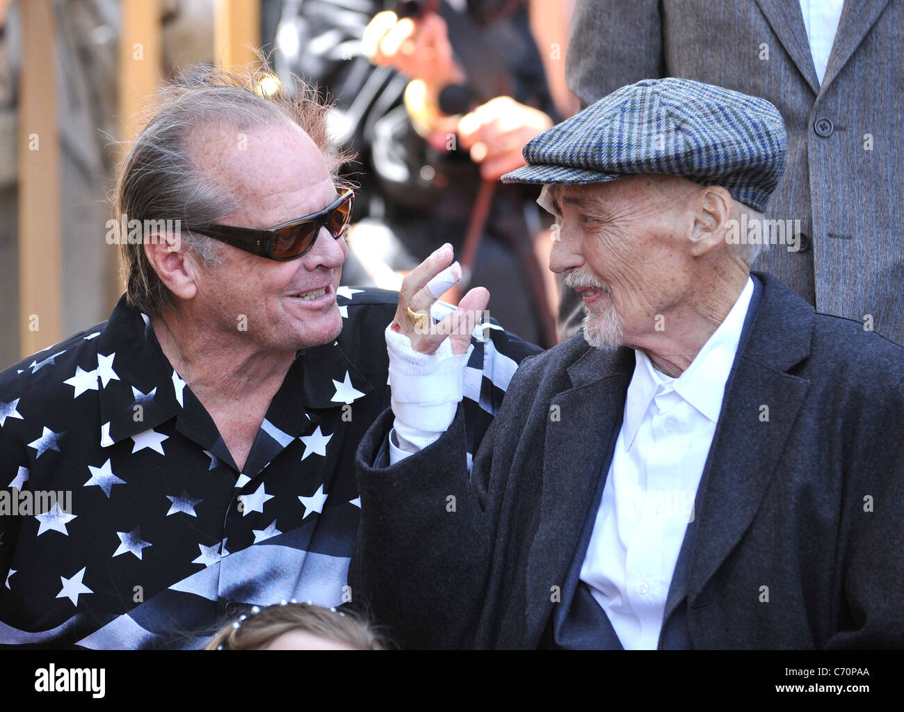 Dennis Hopper and Jack Nicholson Dennis Hopper is honored with the 2 ...