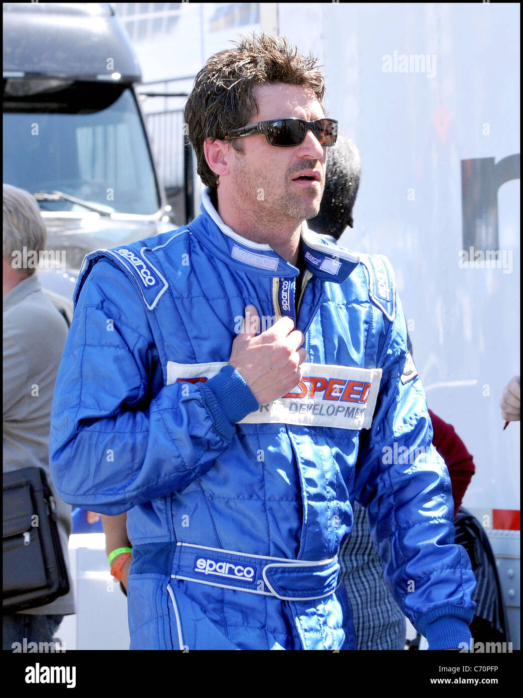 Patrick Dempsey Pess practice day for the Toyota Pro Celebrity Race Los ...