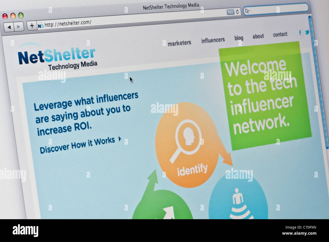 Close up of the NetShelter logo as seen on its website. (Editorial use ...