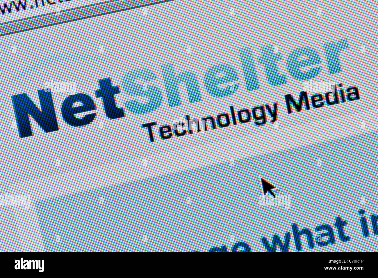 Netshelter website screen cursor hi-res stock photography and images ...