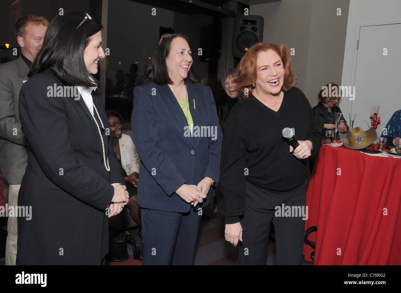 Margaret Engel and Allison Engel and Kathleen Turner A reception for ...