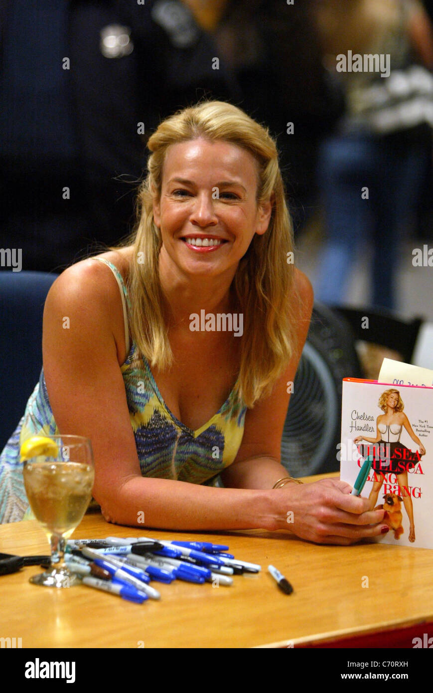 Chelsea Handler arrived late at Borders Books to sign her book Chelsea ...