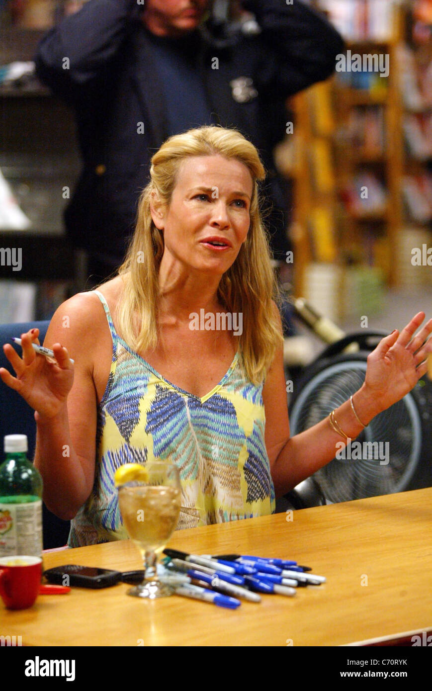 Chelsea Handler arrived late at Borders Books to sign her book Chelsea ...
