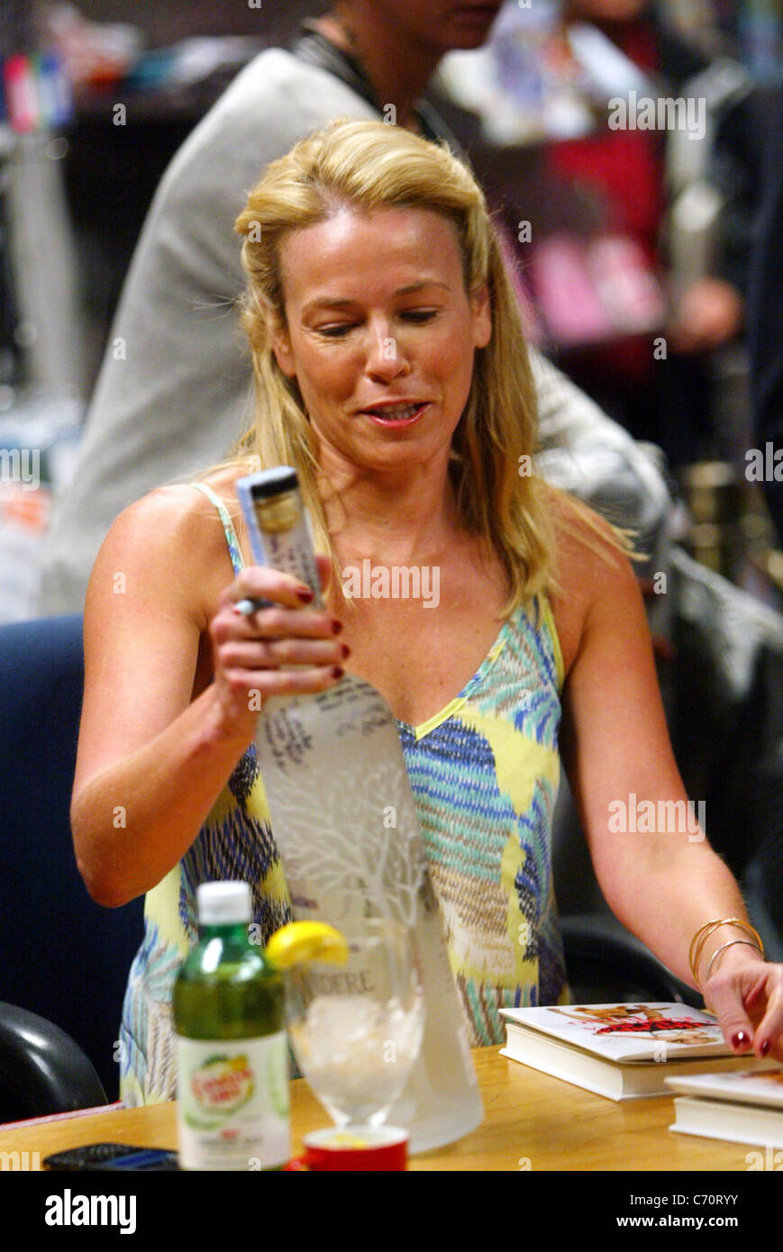Chelsea Handler arrived late at Borders Books to sign her book Chelsea ...