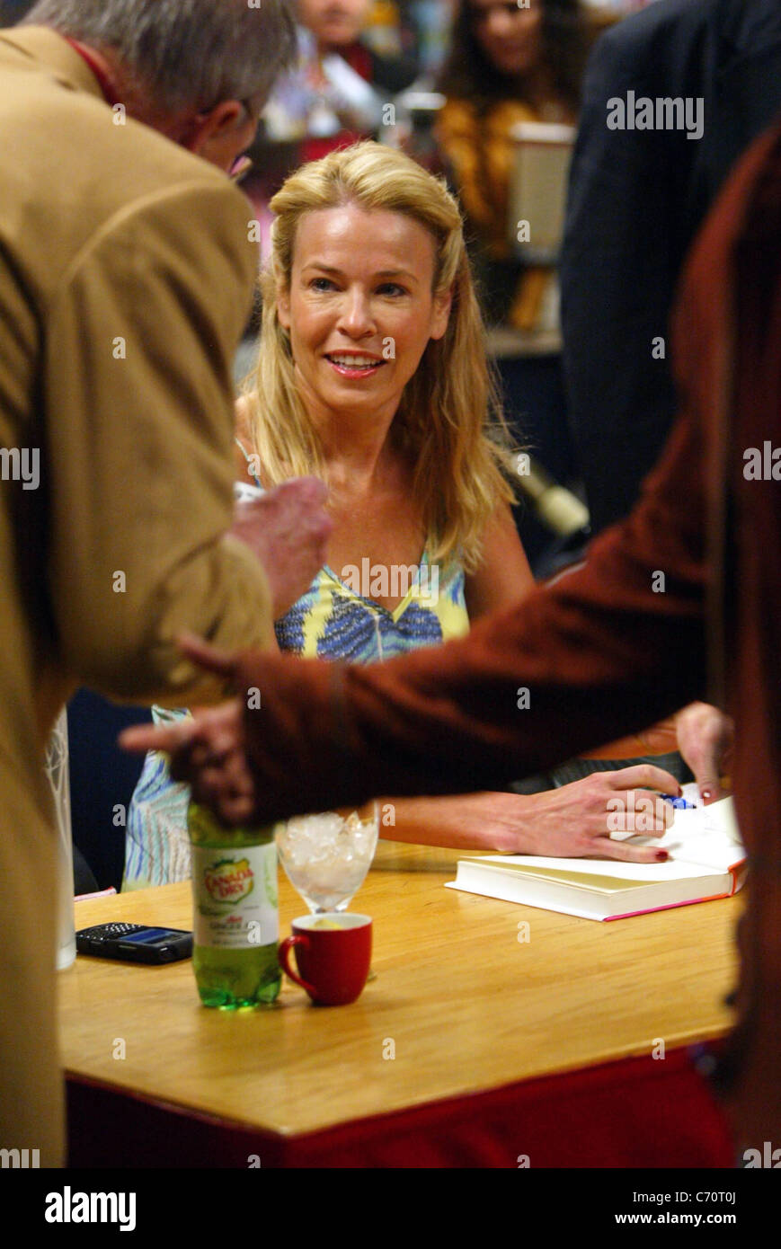 Chelsea Handler arrived late at Borders Books to sign her book Chelsea ...