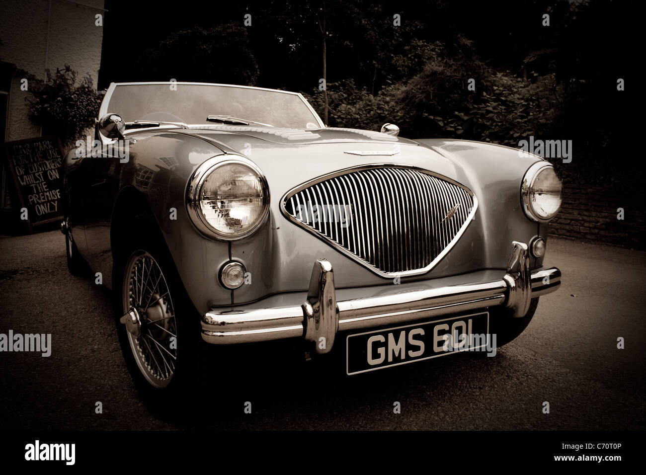 Classic Austin Healey car Stock Photo - Alamy