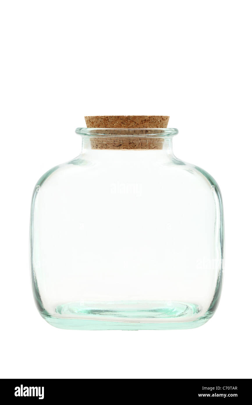 Glass bottle isolated on white background Stock Photo - Alamy