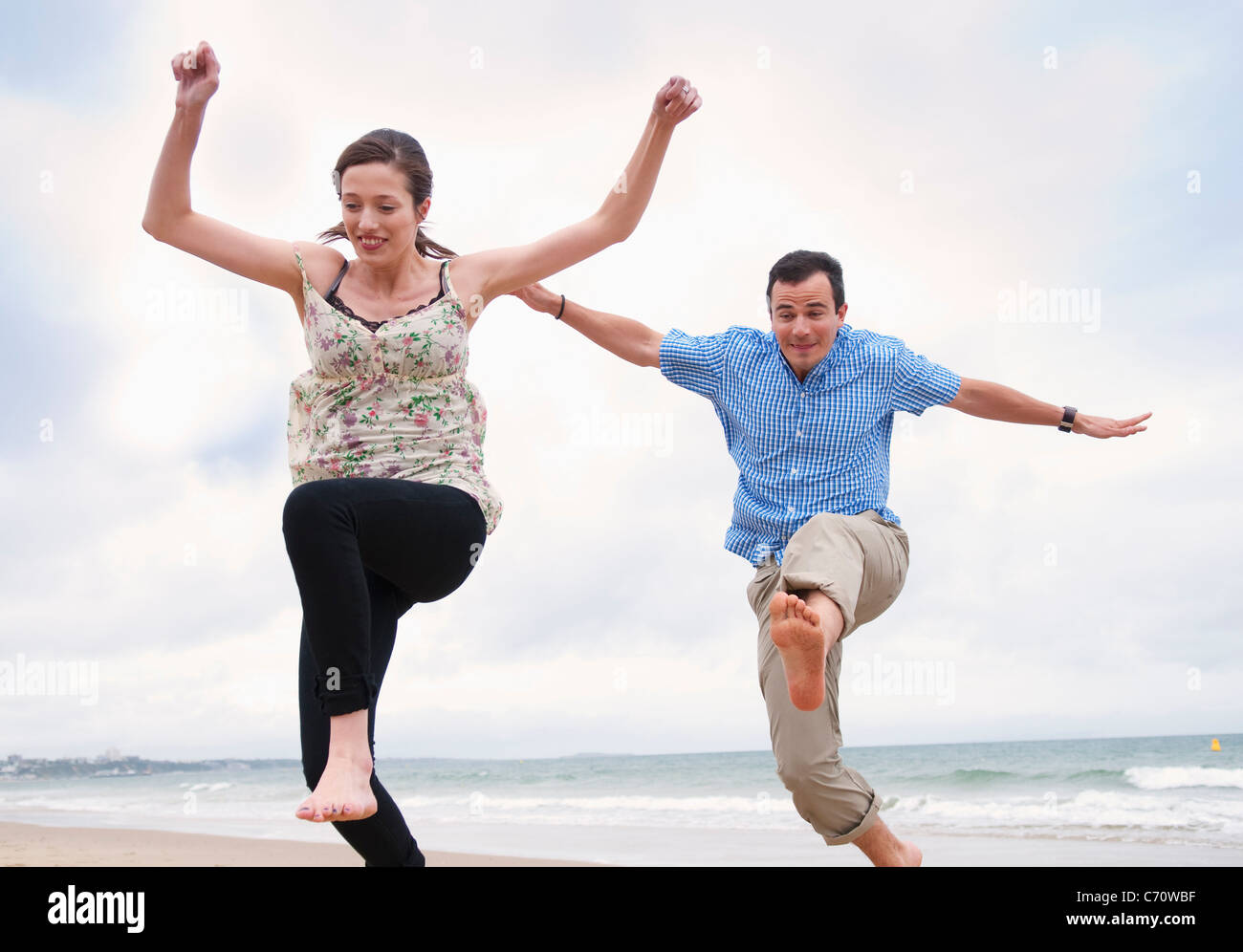 Man jumping from wave hi-res stock photography and images - Alamy