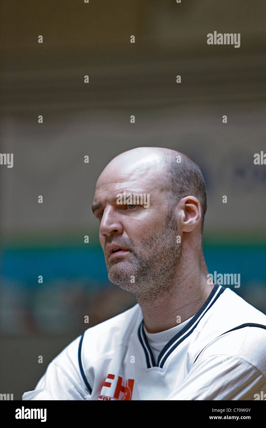 Close up of athlete's face Stock Photo - Alamy