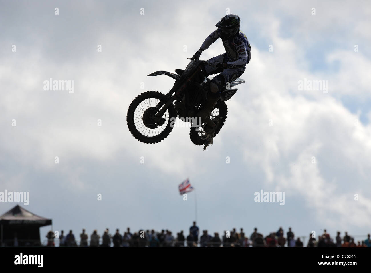 Motocross silhouette hi-res stock photography and images - Alamy