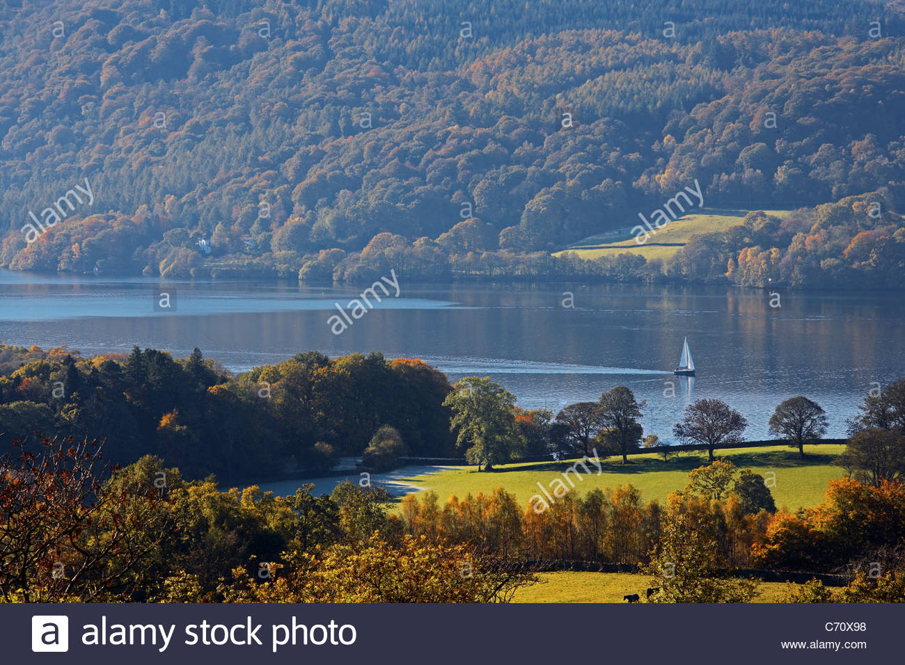 Windermere Lake District Aerial Stock Photos & Windermere Lake District ...
