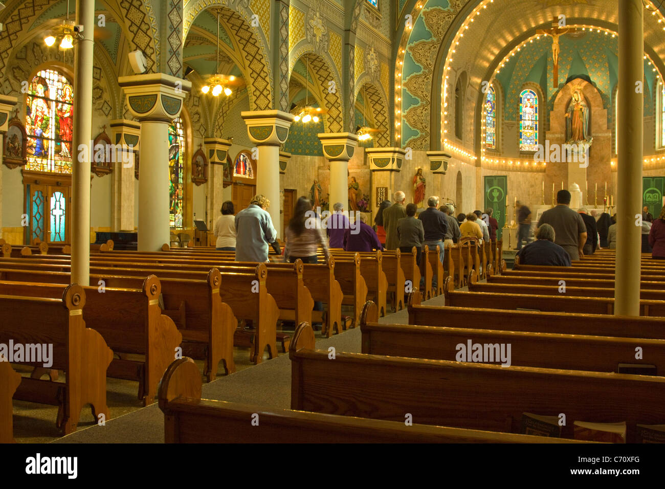 Celebrating mass hi-res stock photography and images - Alamy