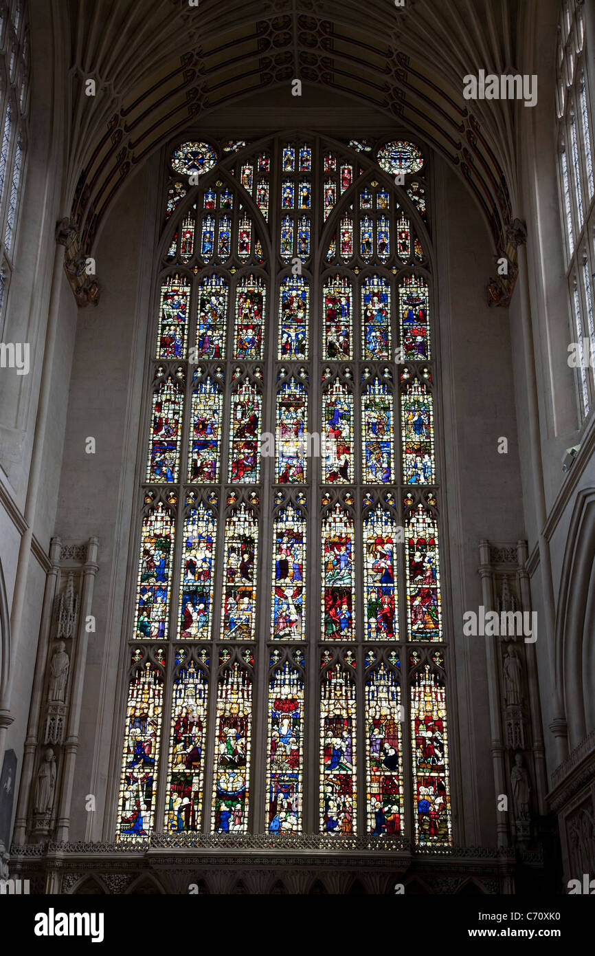 Bath Abbey Stained Glass Windows
