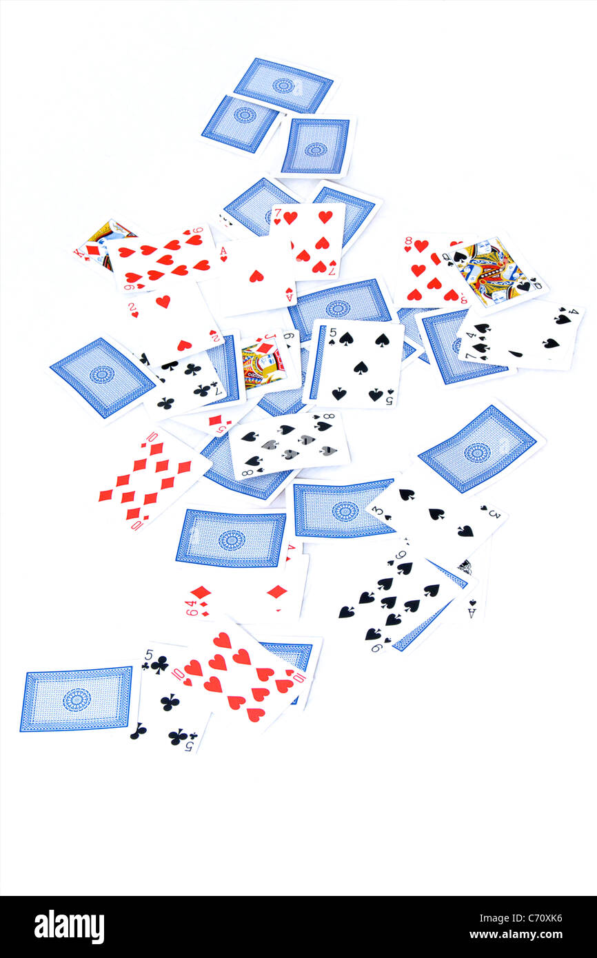 Playing cards spread out hi-res stock photography and images - Alamy