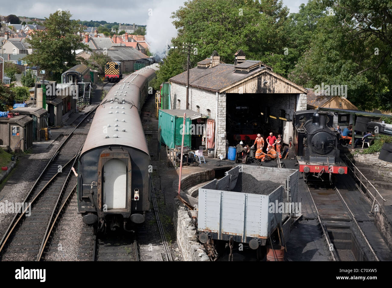 Swanage Steam Railway - The Purbeck Line, Swanage, Dorset, England, UK ...