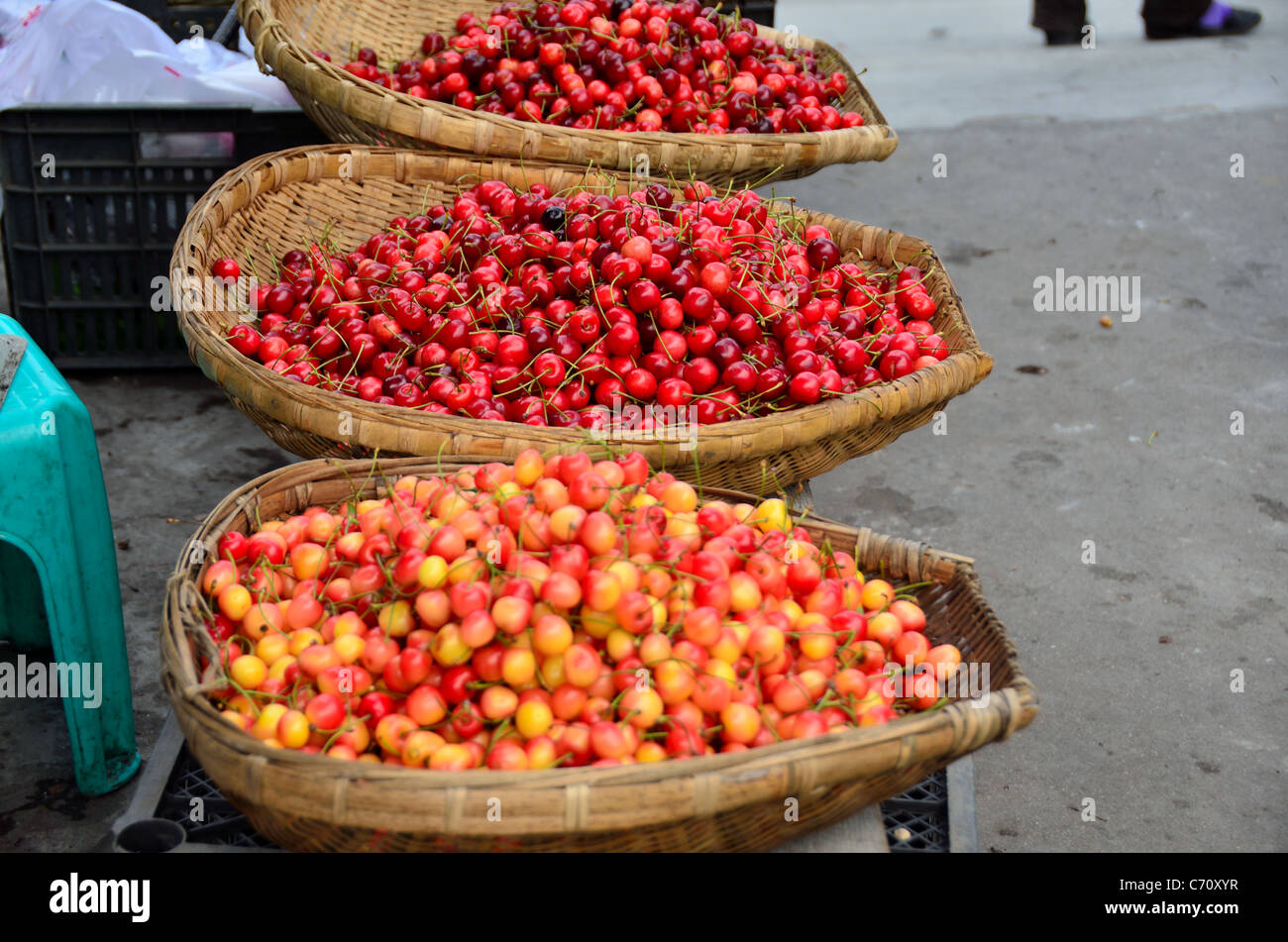Cherry fruits hi-res stock photography and images - Alamy