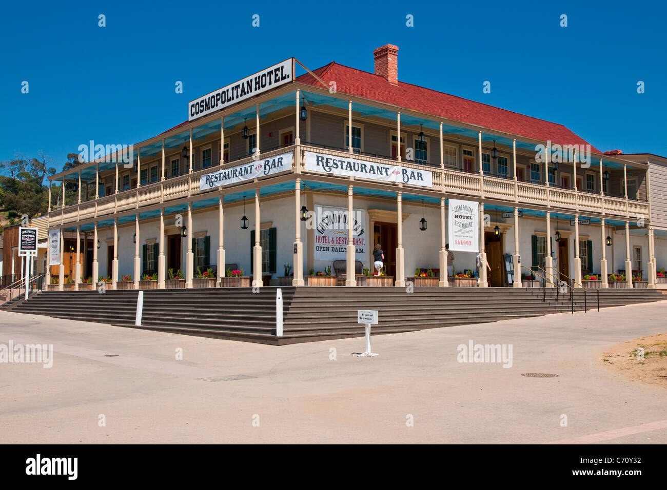 Cosmopolitan Hotel in San Diego Old town Stock Photo - Alamy