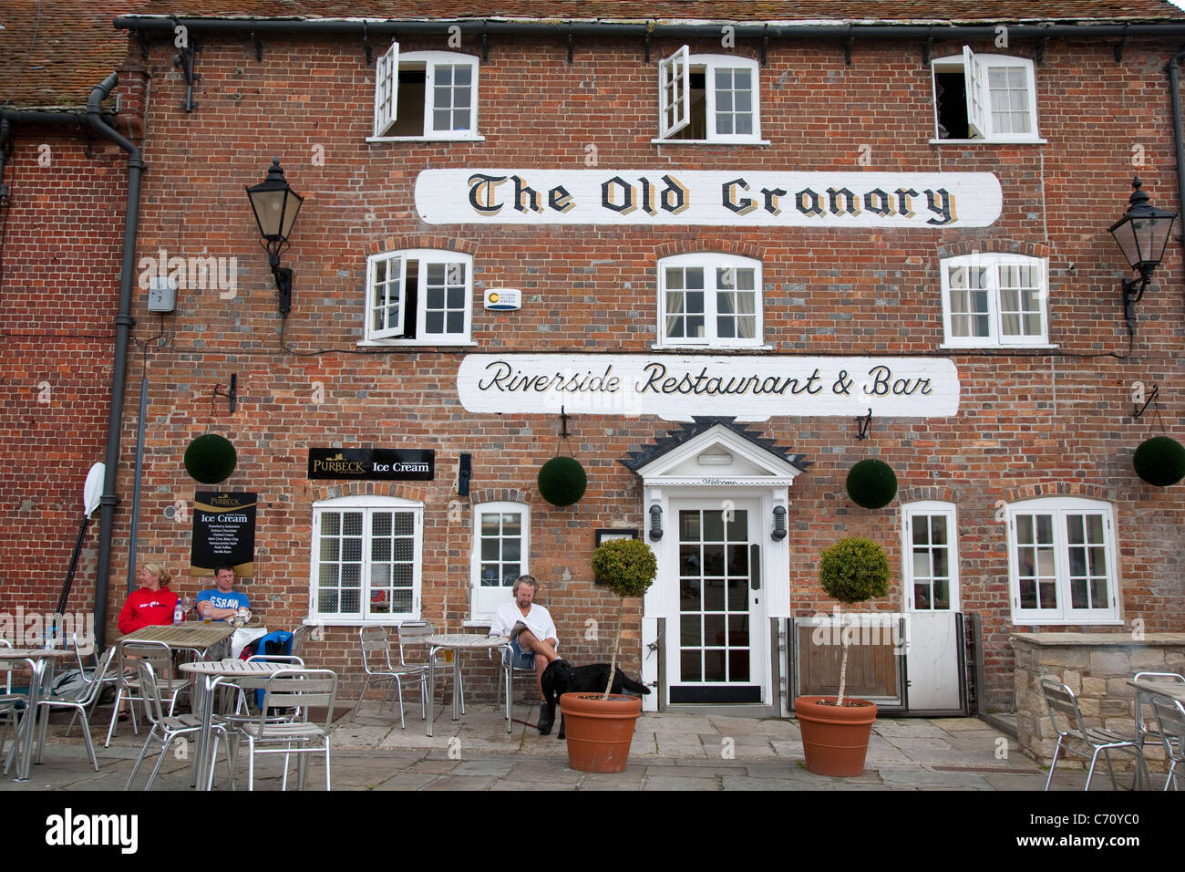 The Old Granary Riverside Restaurant and Bar, Wareham, Dorset, England ...