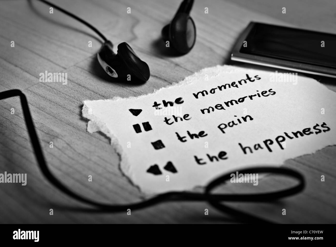 Music cord Black and White Stock Photos & Images - Alamy