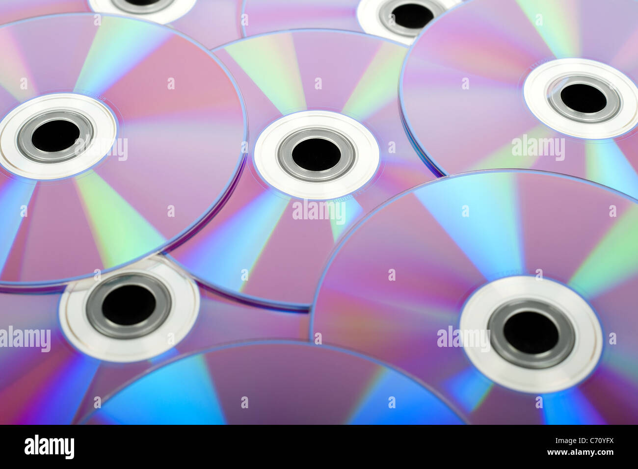 Several DVD (rear) as a background motive Stock Photo - Alamy