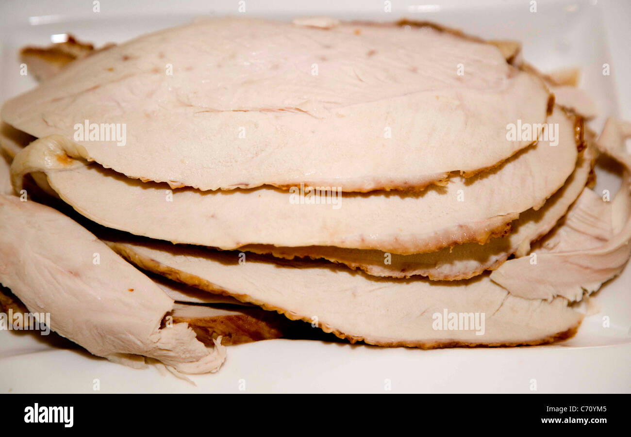 Sliced Turkey at a Party Buffet Stock Photo - Alamy