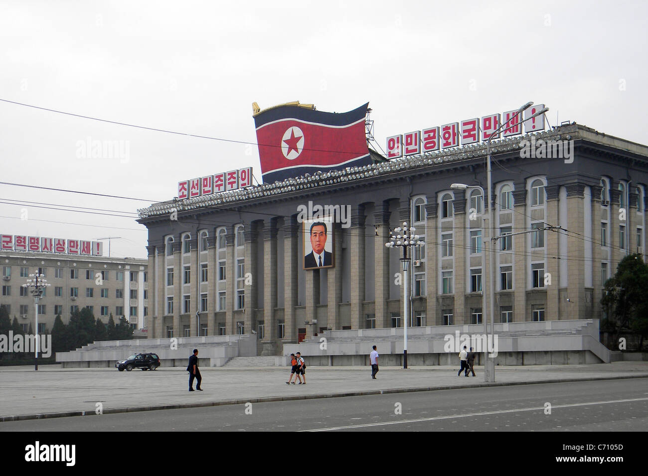 Kim Il Sung Square, Pyongyang, North Korea Stock Photo - Alamy