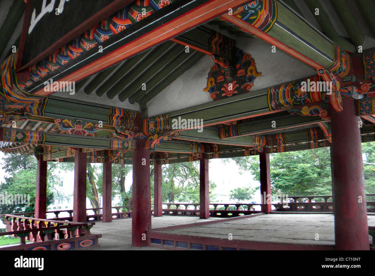 Old Pavillon, Pyongyang, North Korea Stock Photo - Alamy