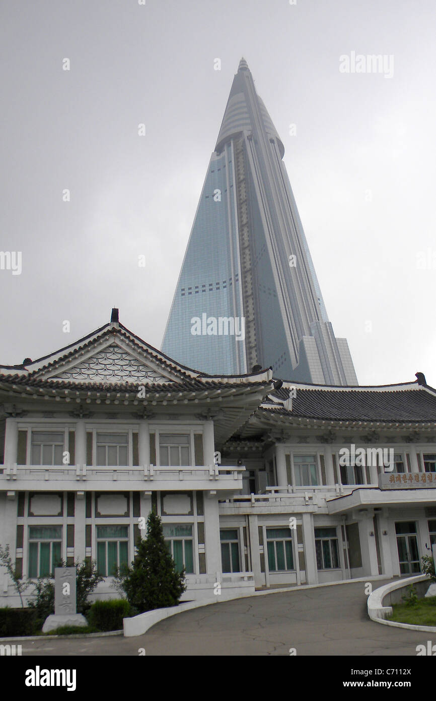 Ryngyang hotel, Pyongyang, North Korea Stock Photo - Alamy
