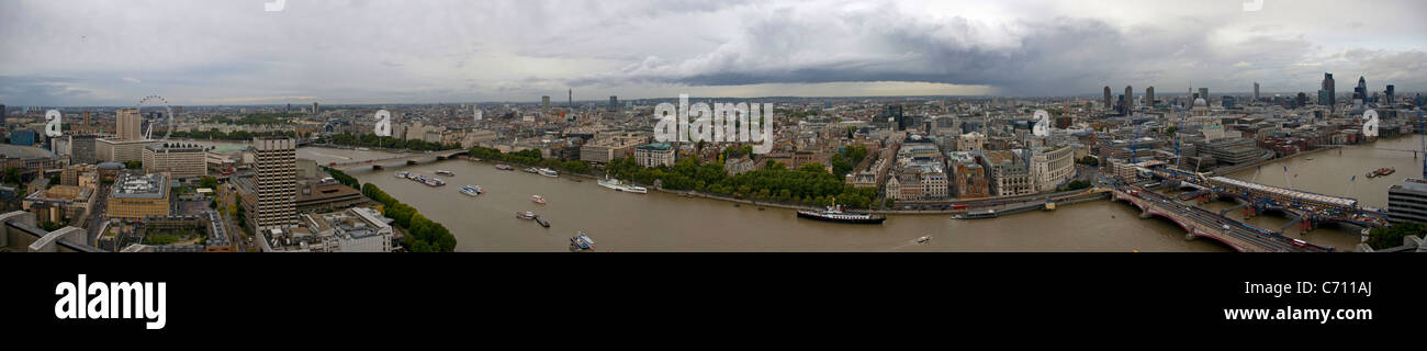 London skyline panoramic hi-res stock photography and images - Alamy