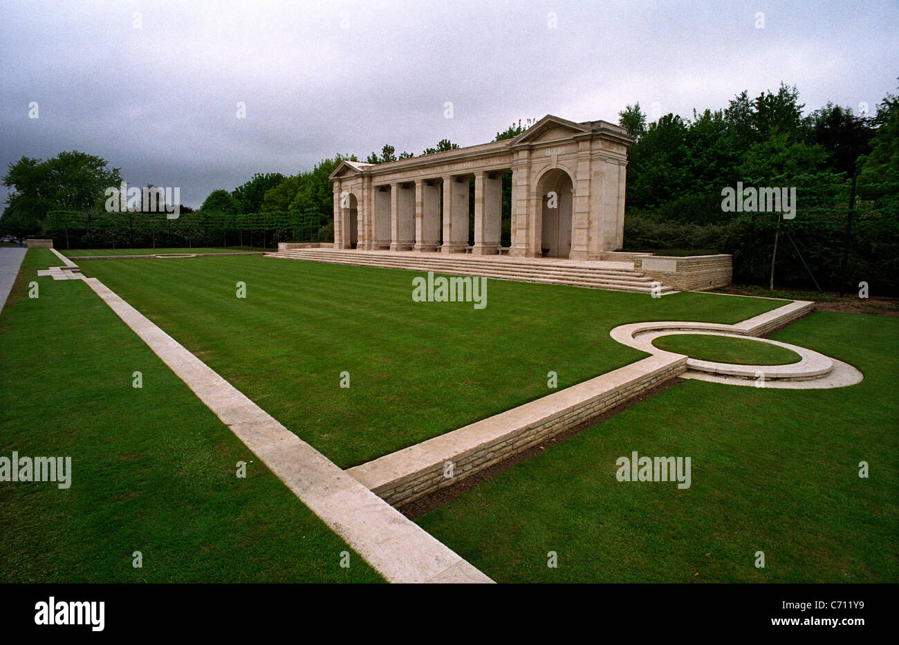 Bayeux memorial, Normandy, France. WW1 and WW2 Cemeteries maintained by ...