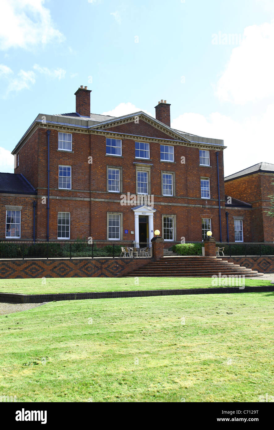 Front of Etruria Hall in Etruria, Stoke-on-Trent, Staffordshire ...