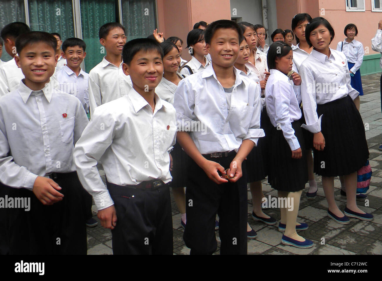 Students, Pyongyang, North Korea Stock Photo - Alamy