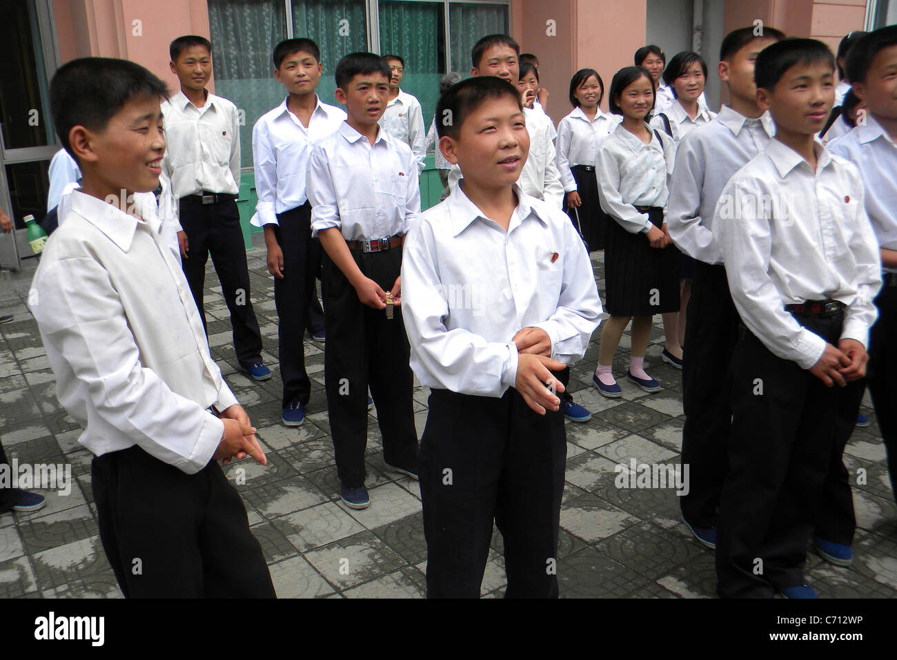 Students, Pyongyang, North Korea Stock Photo - Alamy