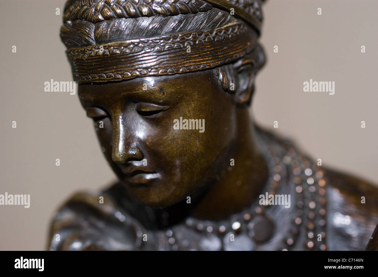ANTIQUE RUSSIAN BRONZE SCULPTURE ORNAMENT BY LANCERAY Stock Photo - Alamy