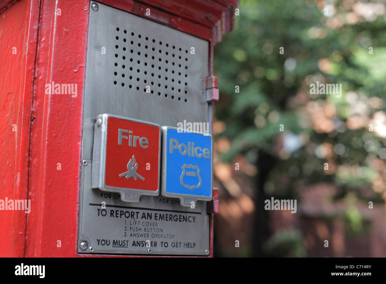 Emergency callbox hi-res stock photography and images - Alamy
