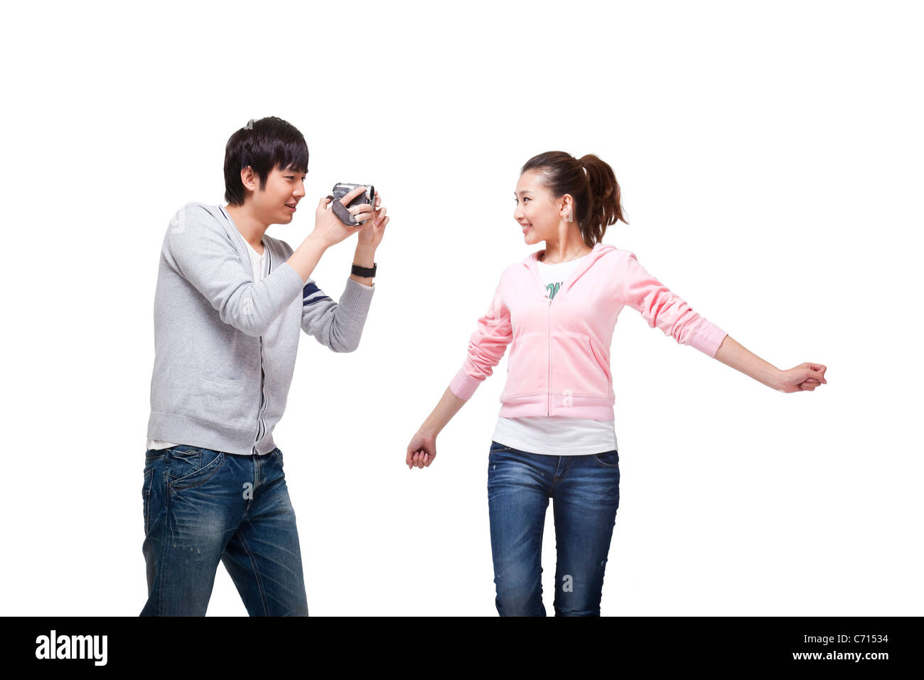 Casual home lifestyle Cut Out Stock Images & Pictures - Alamy