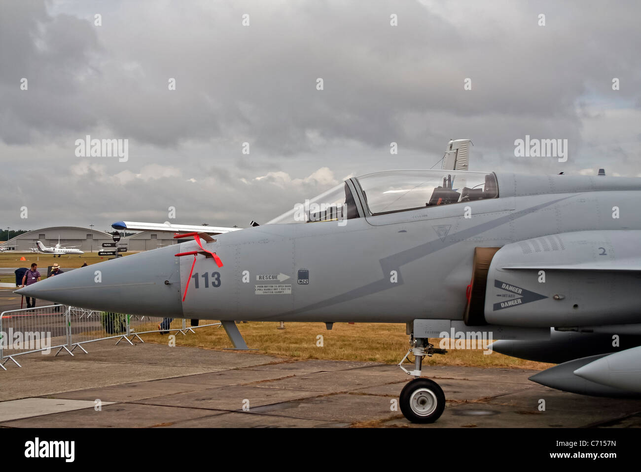 Pakistan Aeronautical Complex JF-17 Thunder 10-113 at the Farnborough ...