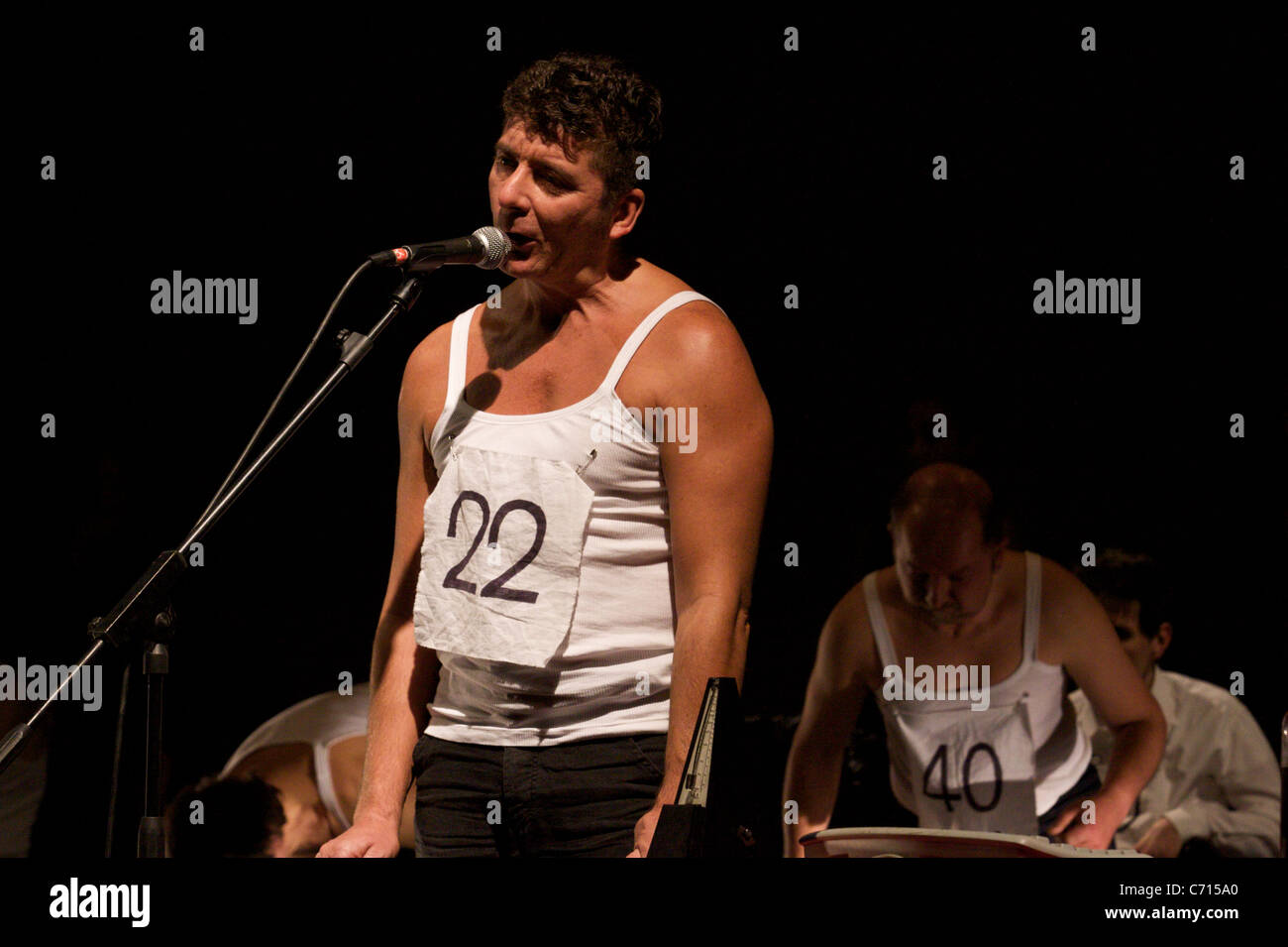 Theater Actor With Microphone High Resolution Stock Photography and ...