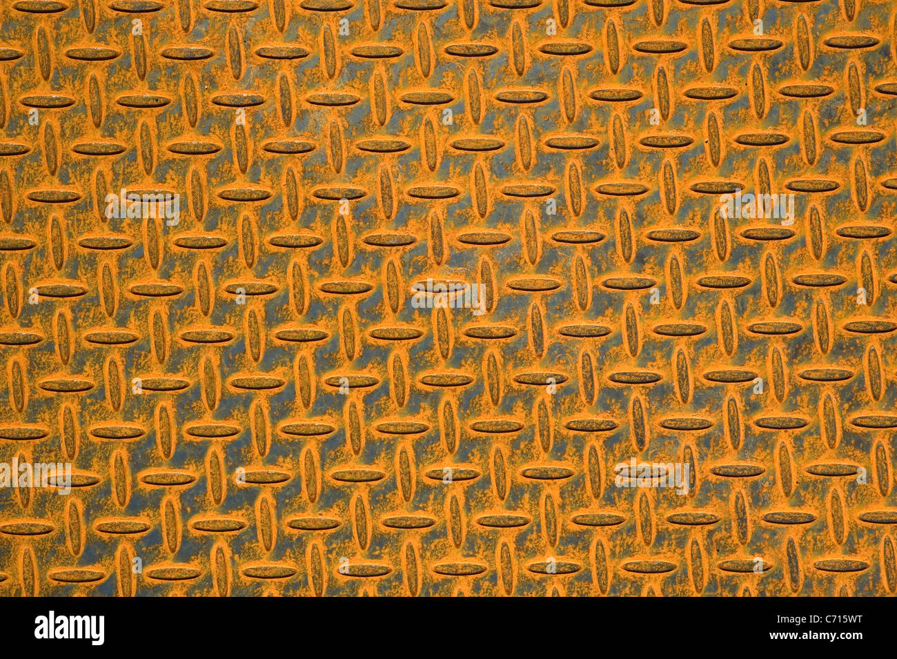 rusty checker plate steel Stock Photo - Alamy