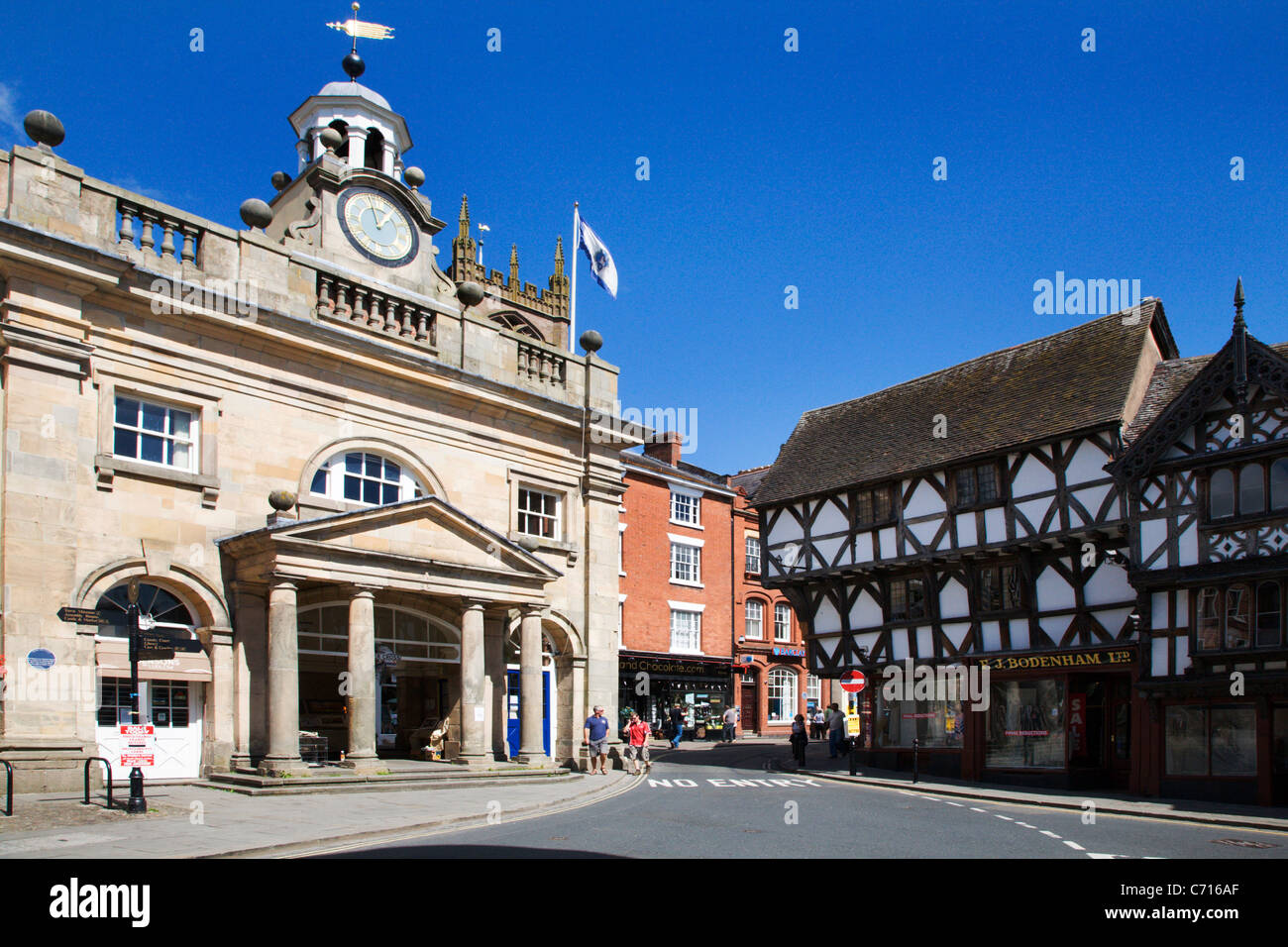 The Buttercross Ludlow Shropshire England Stock Photo - Alamy