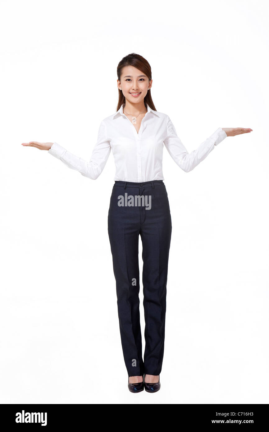 Business people sign front Cut Out Stock Images & Pictures - Alamy