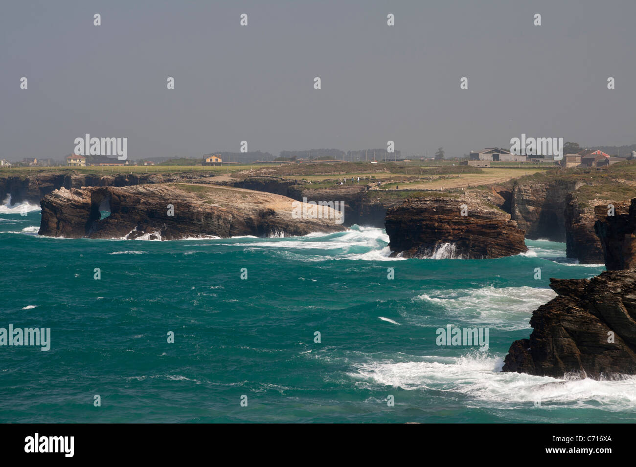 Beach of the cathedrals - Praia As Catedrais -, Ribadeo, Lugo, Galicia ...