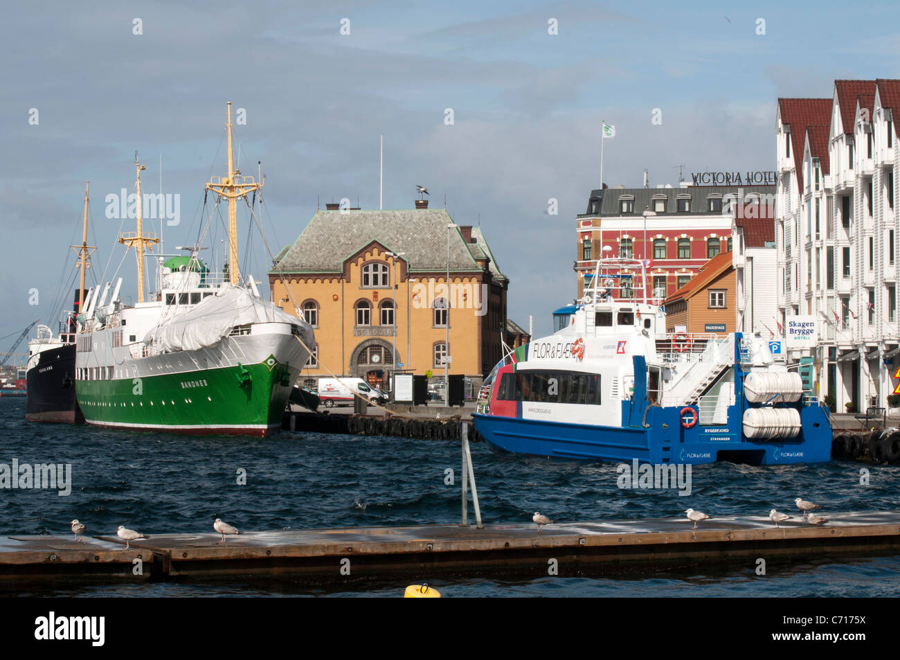 The port of Stavanger, Norway Stock Photo - Alamy